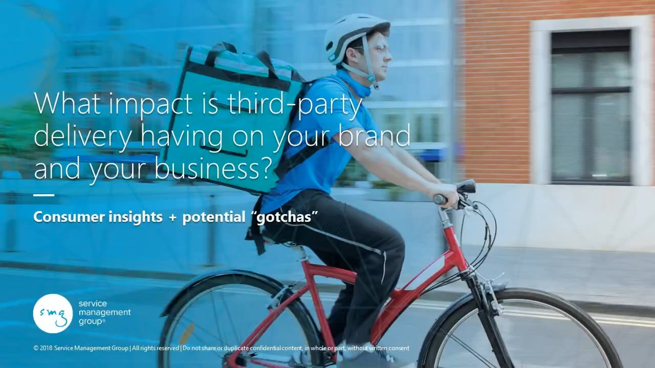 What impact is third-party delivery having on your brand + business? – SMG